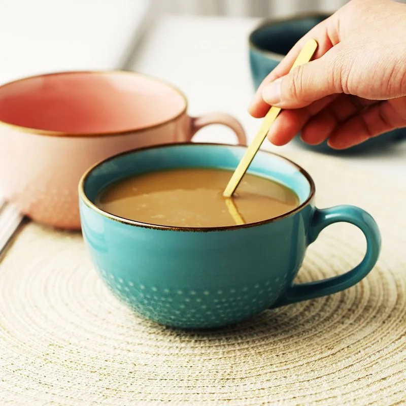 1Pc-High-capacity-Ceramic-Breakfast-Bowl-Office-Water-Pottery-Cup ...