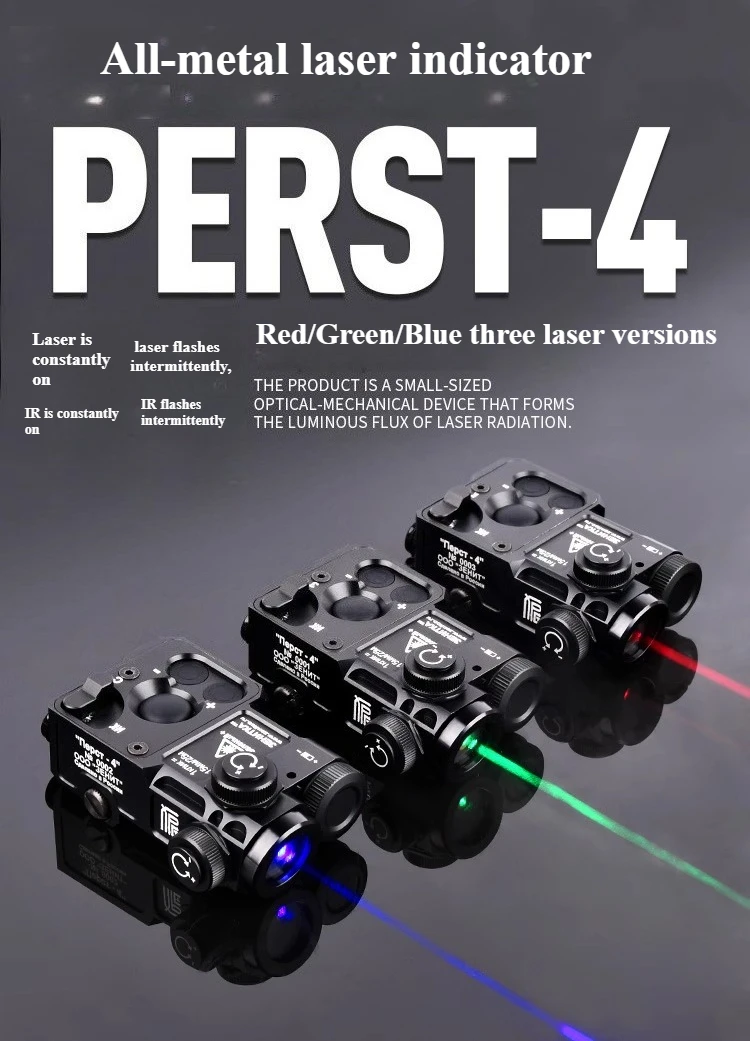 Indicador laser tático ao ar livre Zennet PERST-4 - Laser IR vermelho ...