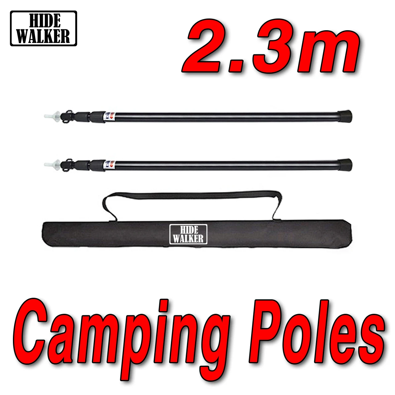 Thick Tarp Poles Telescopic Ultralight Aluminum Slide Tarp Rods ...