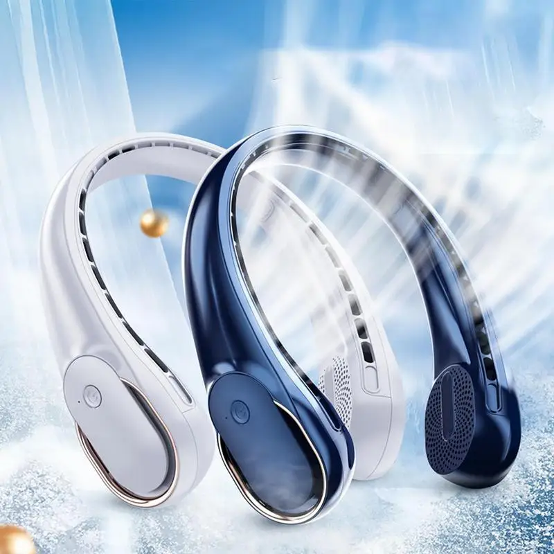 Neck-Cooling-Fan-Portable-Small-Wearable-Personal-Fan-Long-Battery-Life ...