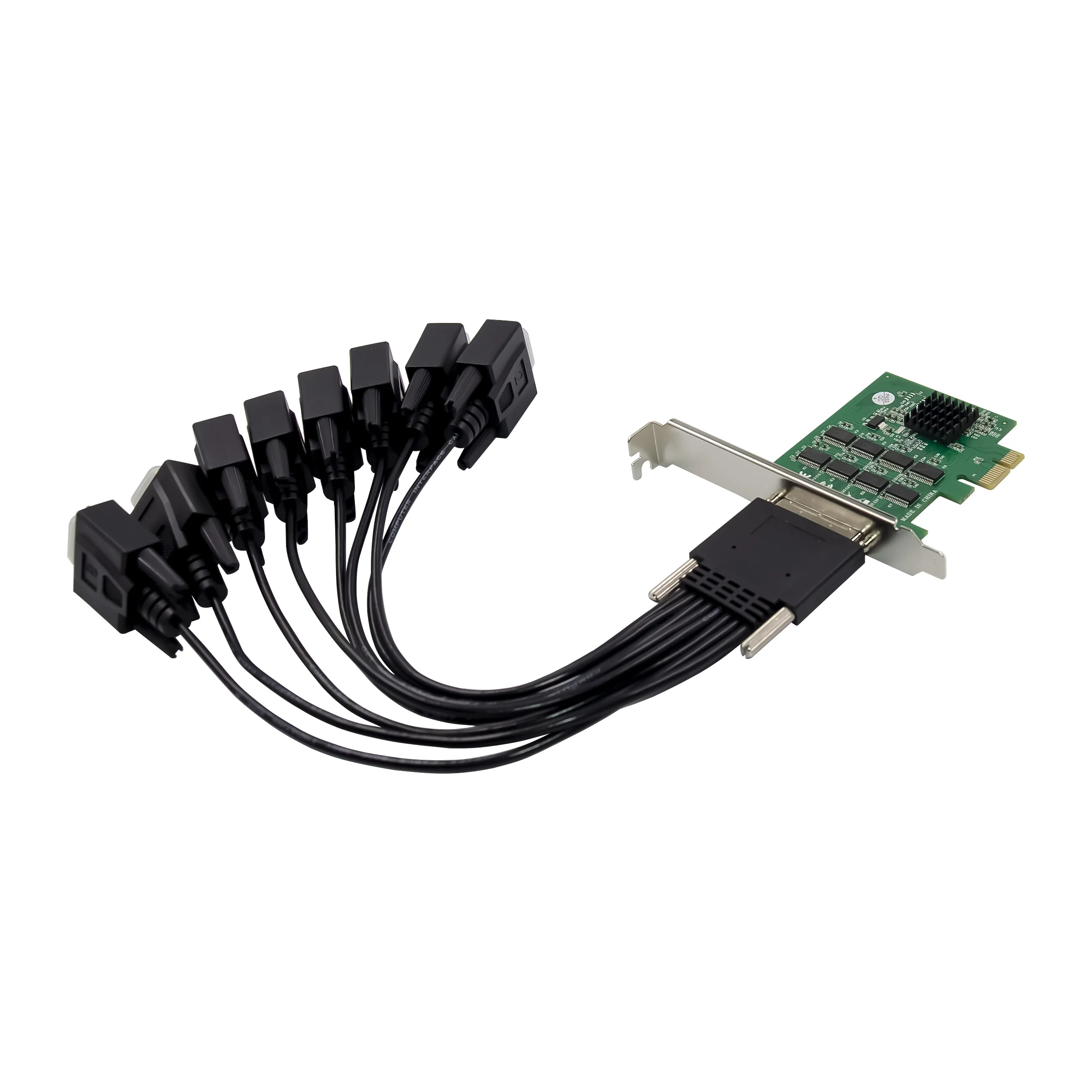 Pci-e Para Adaptador Serial Multiport Serial Port Rs232 Db9 Controlador ...