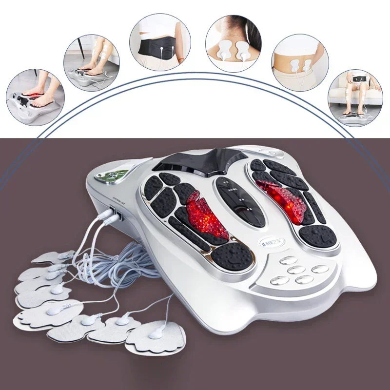 Electric-Foot-Massager-Machine-Heat-Far-Infrared-Acupuncture-Shiatsu ...