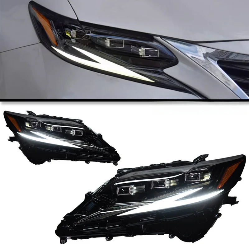 Applicable to 2015-2017 Lexus ES headlight assembly, low-rise three-eye ...