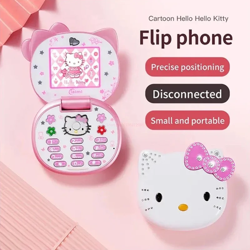 Sanrio-K688-Hello-Kitty-Cute-Mini-Mobile-Phone-Anime-Peripheral-Call ...