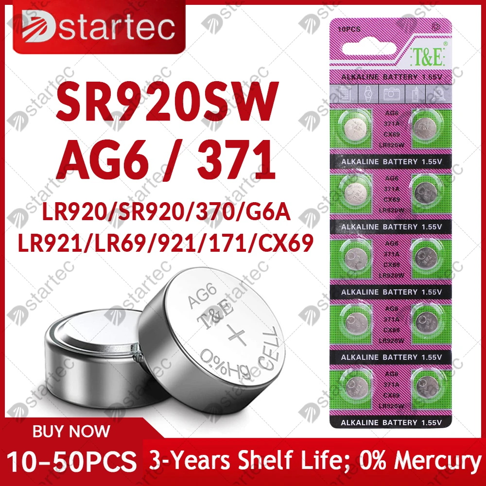 10PCS-50PCS-1-55V-AG6-371-SR920SW-LR920-SR927-171-370-L921-LR69-SR920 ...