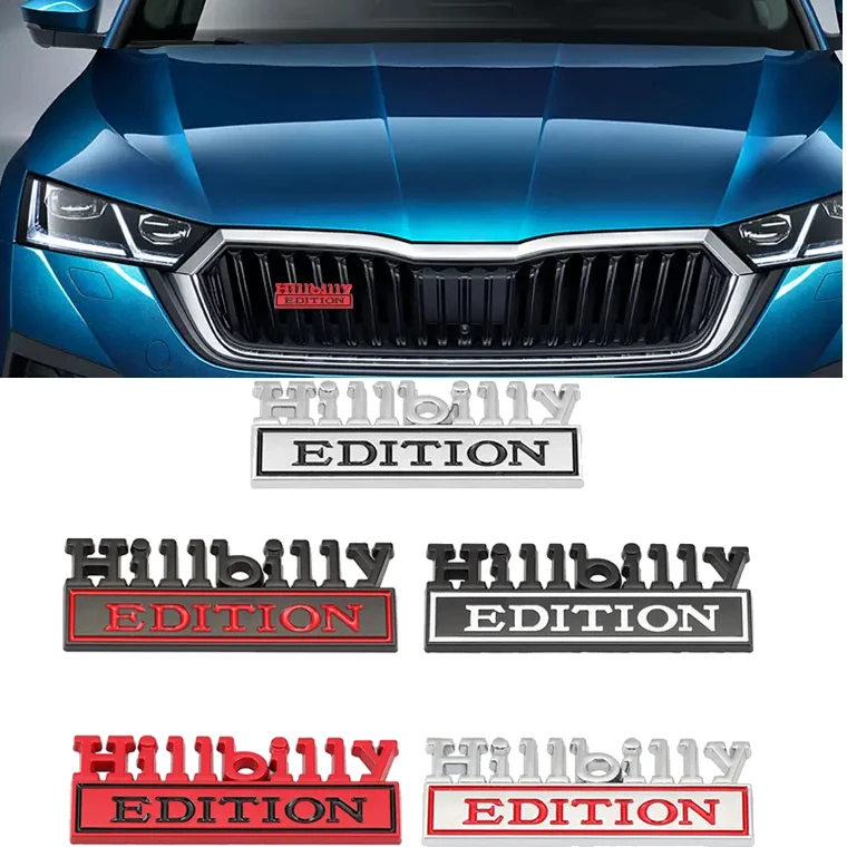 Hillbilly-Edition-i-in-Logo-Metal-araba-Sticker-Grille-rozet-amblem-BMW ...