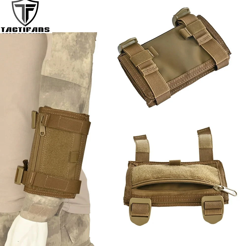 Tactifans-Tactical-Armband-Sleeve-Map-Pouch-Documets-Mobile-Phone ...