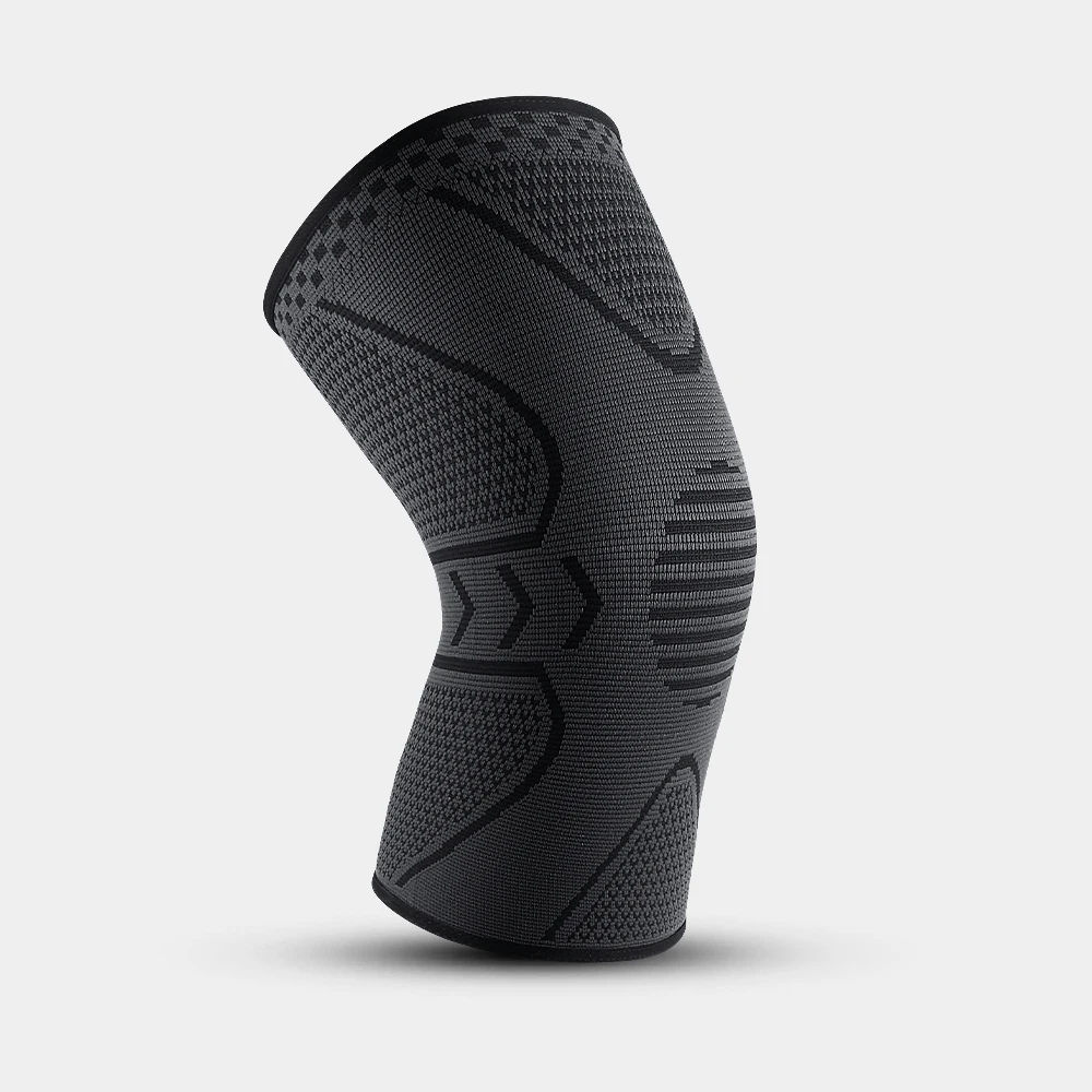 Kyncilor Elastic Sports Compression Knee Brace - M (AB008-GY)