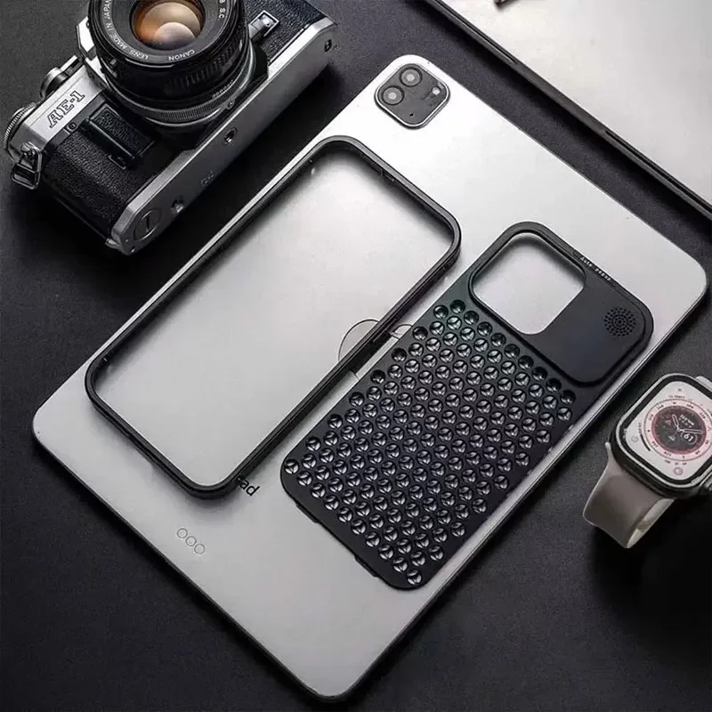 Luxury-Metal-Cooling-Removable-Phone-Case-For-Iphone-15-14-13-12-Pro ...