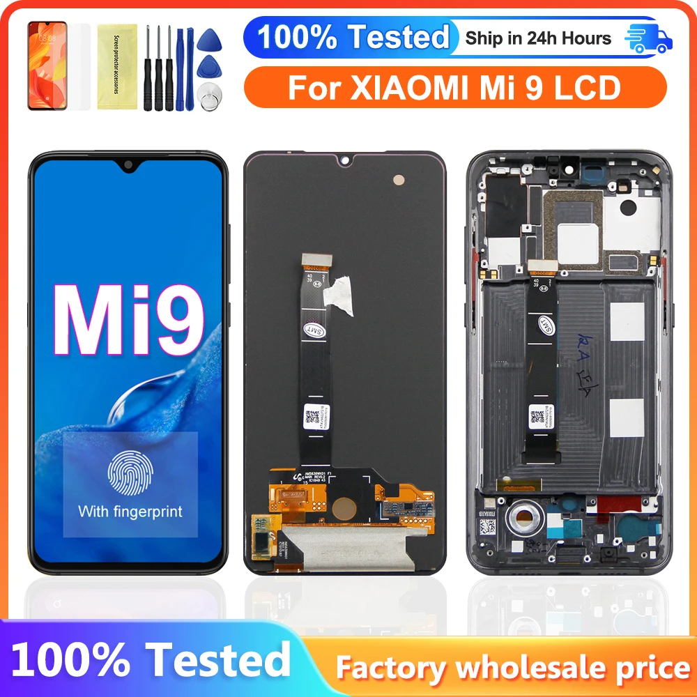 Super amoled display para xiaomi mi 9 display lcd tela de toque ...