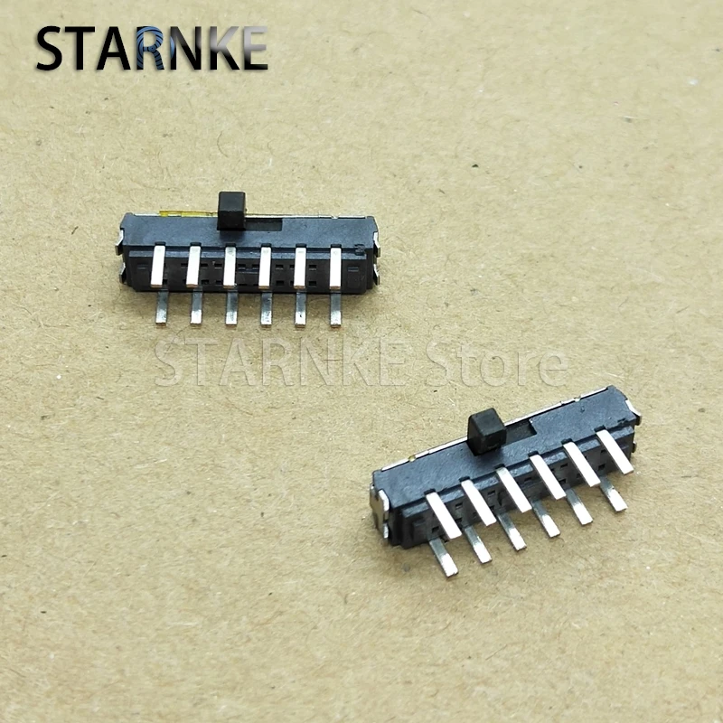 20PCS New Original Toggle Switch 12Pins 2 Position Side Dial Slide ...