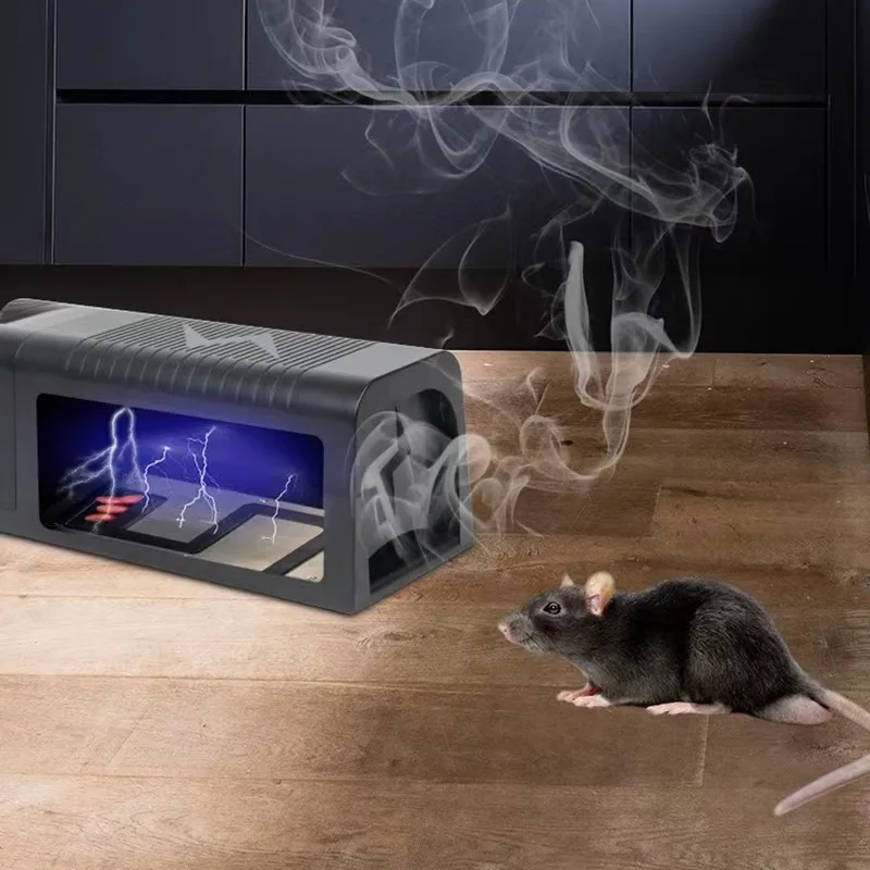 Household-High-Voltage-Mouse-Trap-Automatic-eEectric-Shock-Trap ...