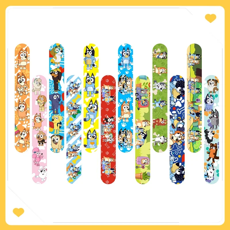 Bluey-Family-Series-Bracelet-Bingo-And-Her-Friends-Pvc-Snap-Circle ...