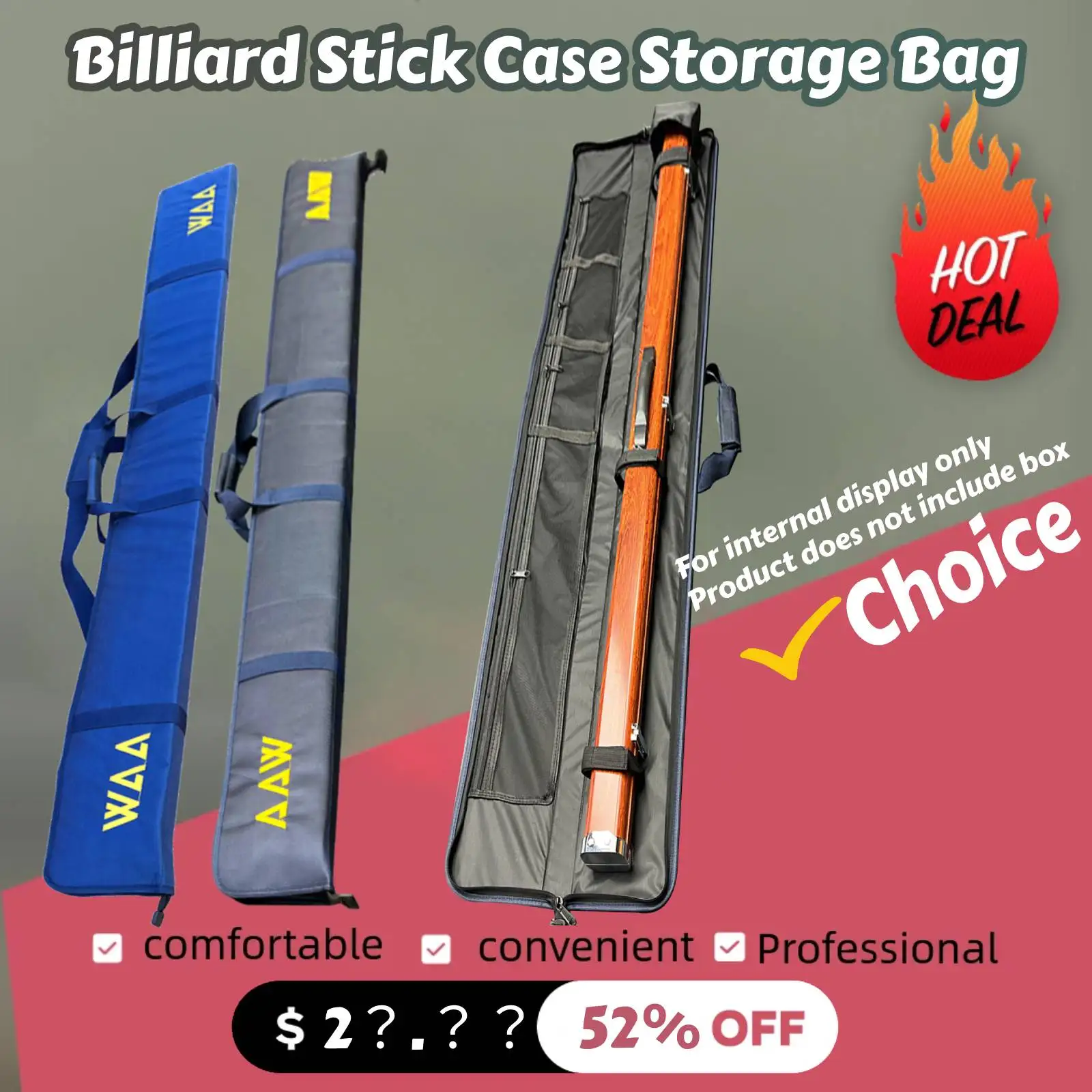 Billiard-Stick-Case-Storage-Bag-Snooker-Pool-Cue-Bag-Oxford-Billiard ...