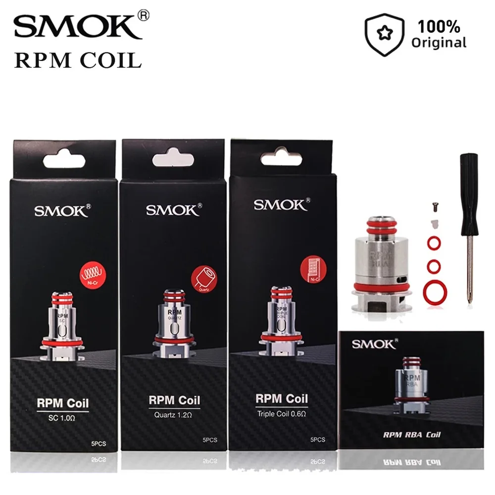 Original-SMOK-RPM-Mesh-RBA-Coil-For-RPM40-RPM80-Vape-RPM2-Cores-For ...