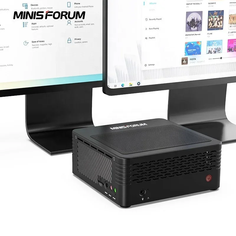 MINISFORUM-New-Design-Elitemini-X500-AMD-Ryzen-7-5700G-CPU-Desktop-RJ45 ...