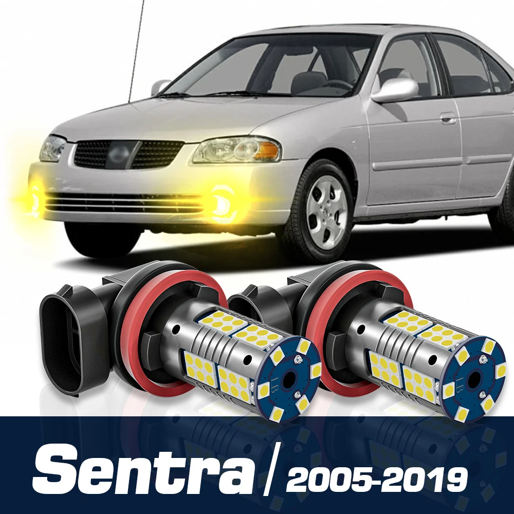 2pcs LED Fog Light Canbus Accessories For Nissan Sentra 2005-2019 2006 ...