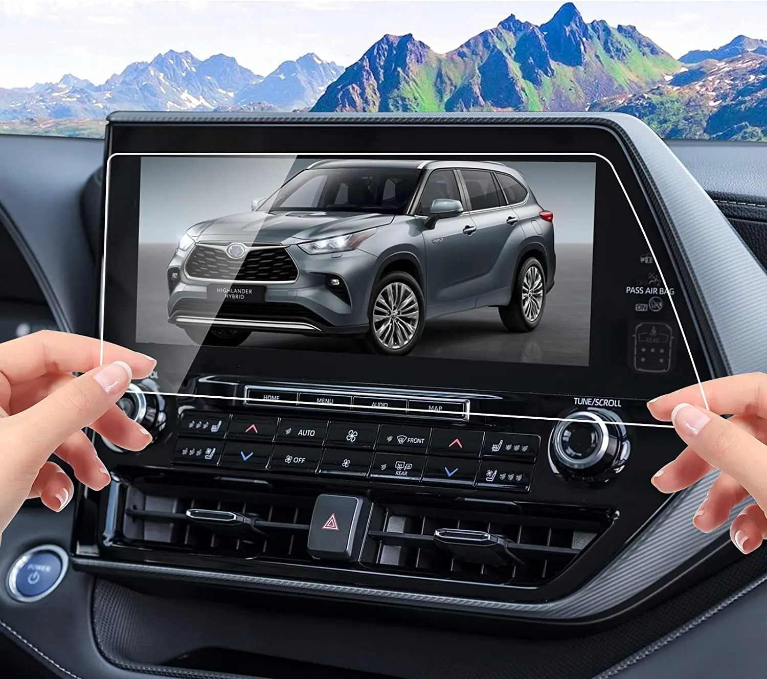 Car-Navigation-Tempered-Glass-Screen-Protector-Car-Styling-Film-For ...