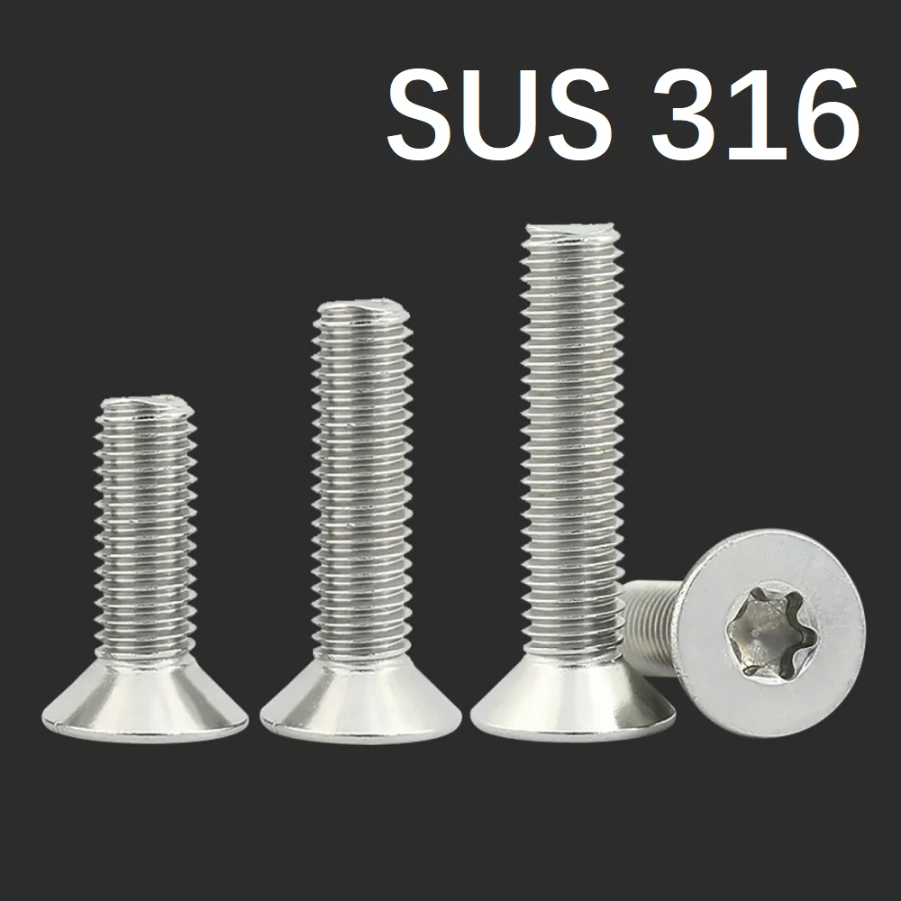2-20pcs-ISO14581-GB2673-M3-M4-M5M6M8-Stainless-Steel-SUS316-Torx ...