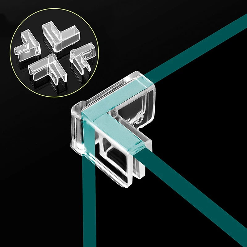 4pcs-set-Silicone-Transparent-Anti-collision-Fish-Tank-Corner-Protector ...