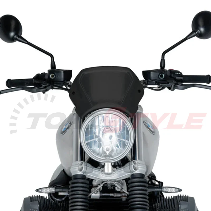 Motorcycle Accessories Cafe Racer Windscreen Windshield Wind Deflector ...