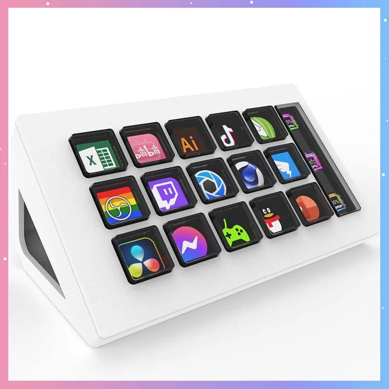 Streamdeck-Visual-Keyboard-Controller-Console-15-Macro-Keys-Trigger-Actions-In-Apps-And-Software ...
