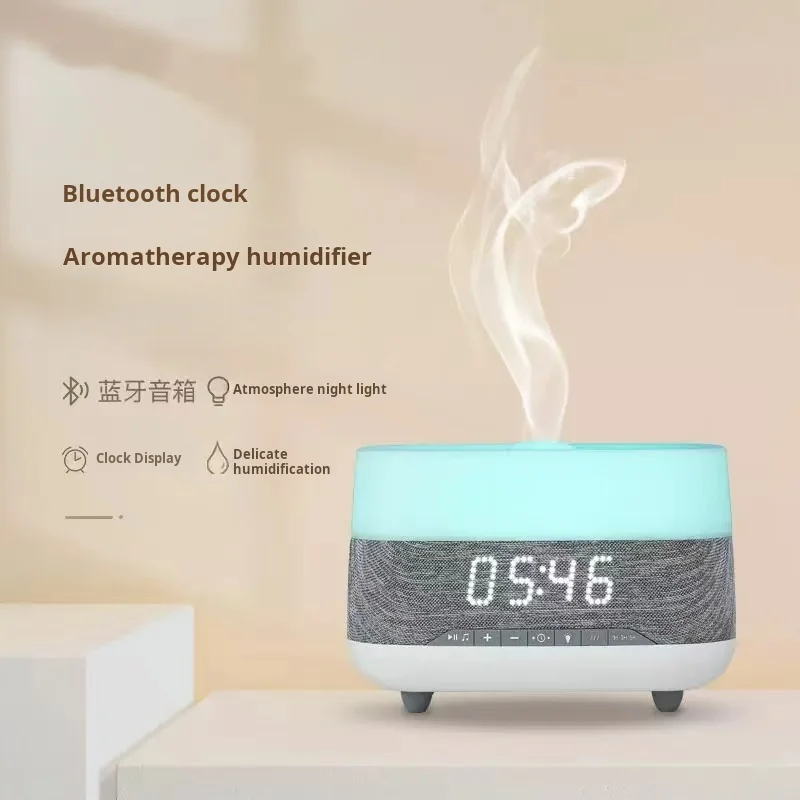 2025 New Clock Aromatherapy Humidifier Home Office Time Wake Up Alarm ...