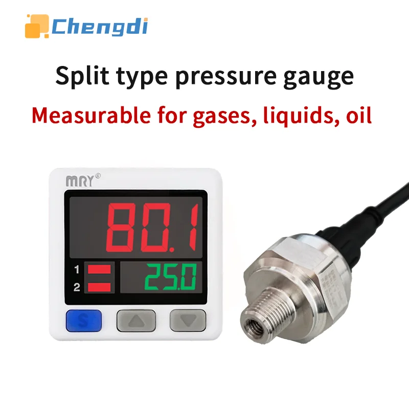 MKV Split Type Digital Pressure Switch Analog voltage/current RS485 ...