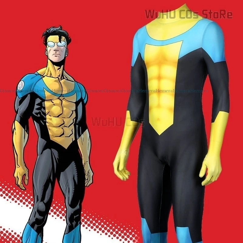 Anime Cartoon Invincible Mark Grayson Cosplay Men Costume Male ...
