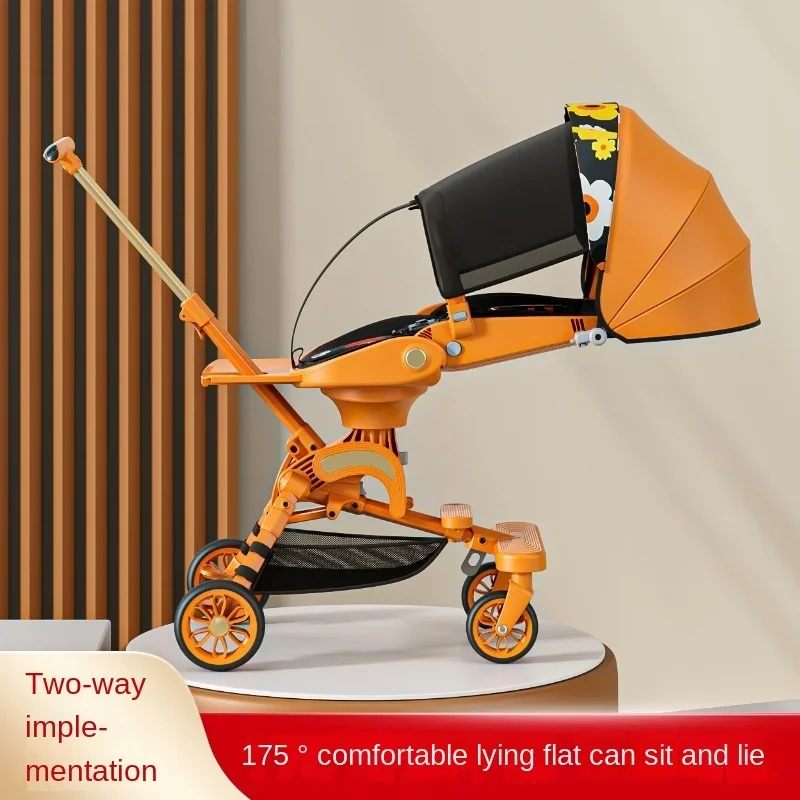 High-Landscape-Stroller-Lightweight-Foldable-Baby-Walking-Stroller ...