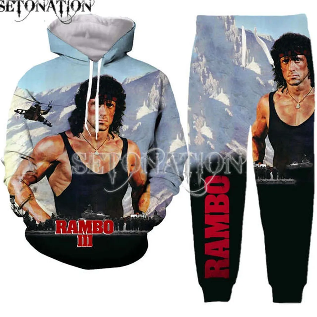 Rambo-can-personalizable-para-hombre-y-mujer-sudadera-con-capucha ...