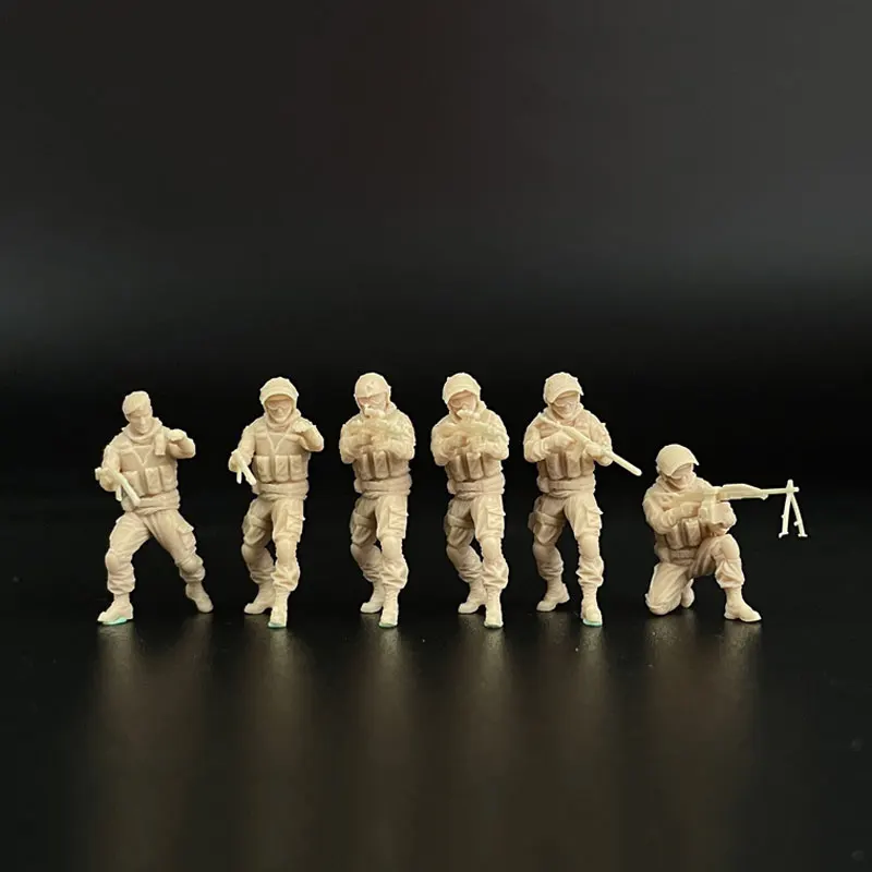 1-72-Scale-Model-Modern-War-Special-Forces-Soldiers-6-Figures-Resin ...