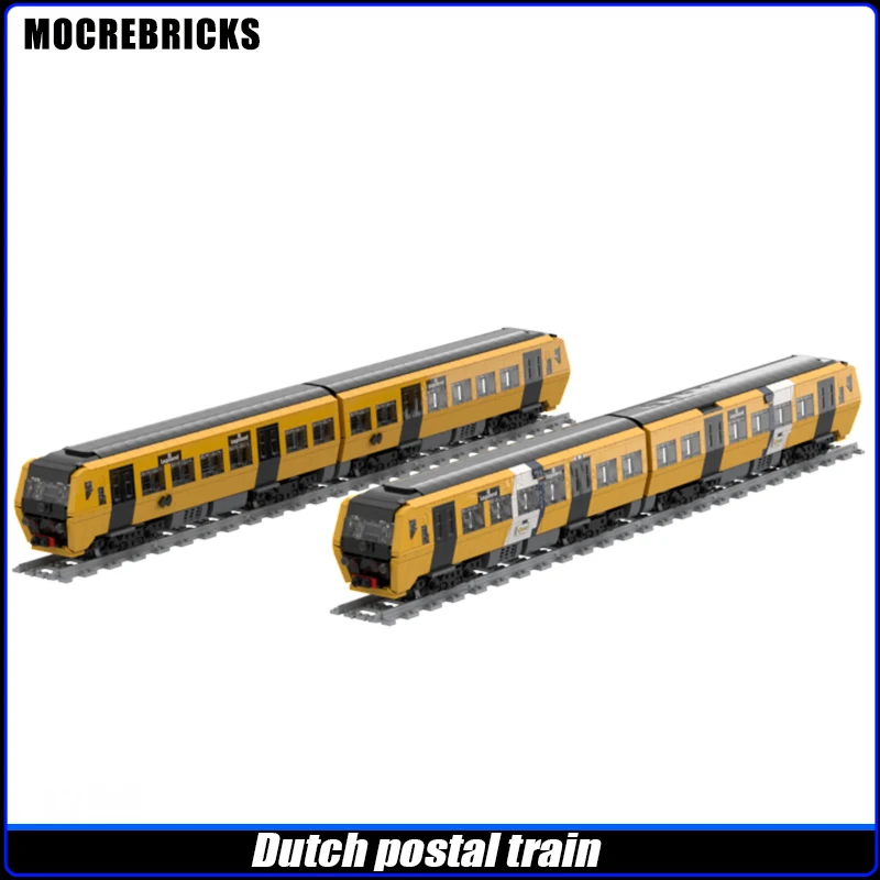 City-Railway-Station-Dutch-Passenger-Train-NS-DM90-MOC-Building-Blocks ...
