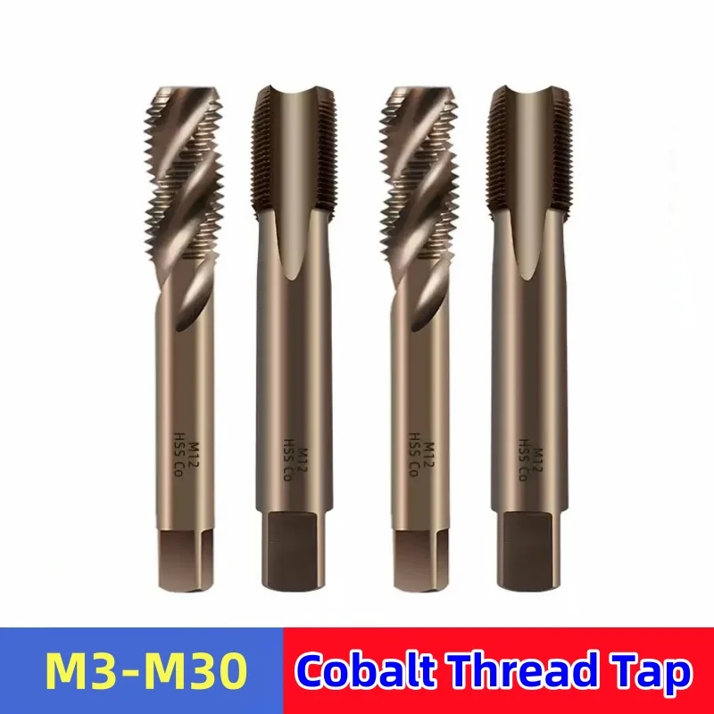 Cobalt Thread Tap Metric Machine Tool HSS Co M35 Right Hand Spiral ...