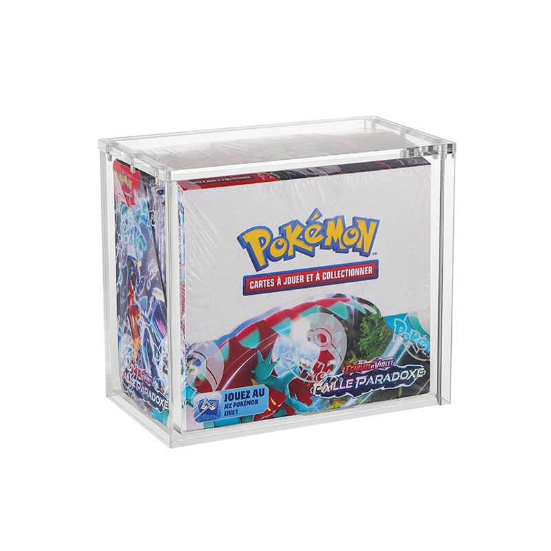 Ultra Premium Acrylic EngLish Booster Box Protector UV Protection Clear ...