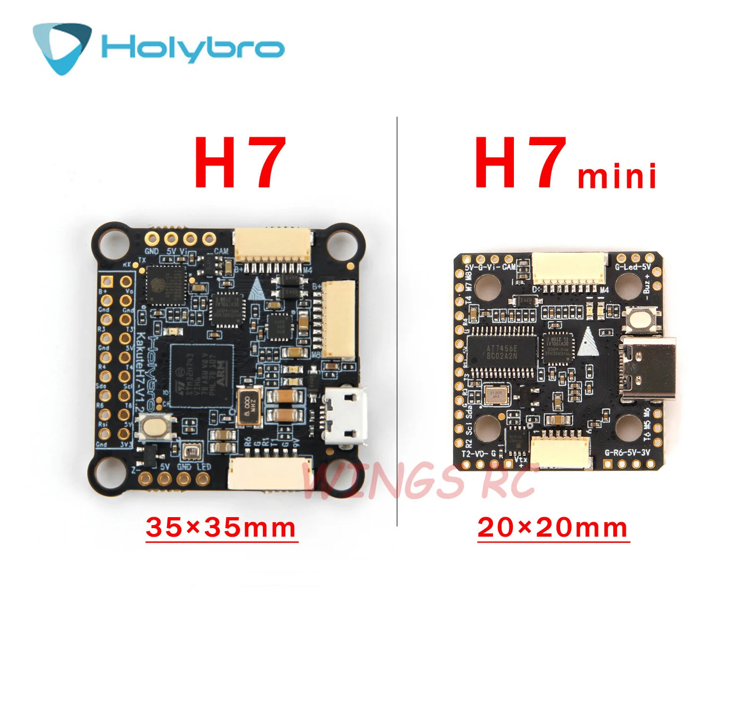 Holybro Kakute H7 / H7 Mini Flight Controller Stm32h743 Mpu6000 W/ Osd 5v 9v Bec 2-6s For Fpv ...
