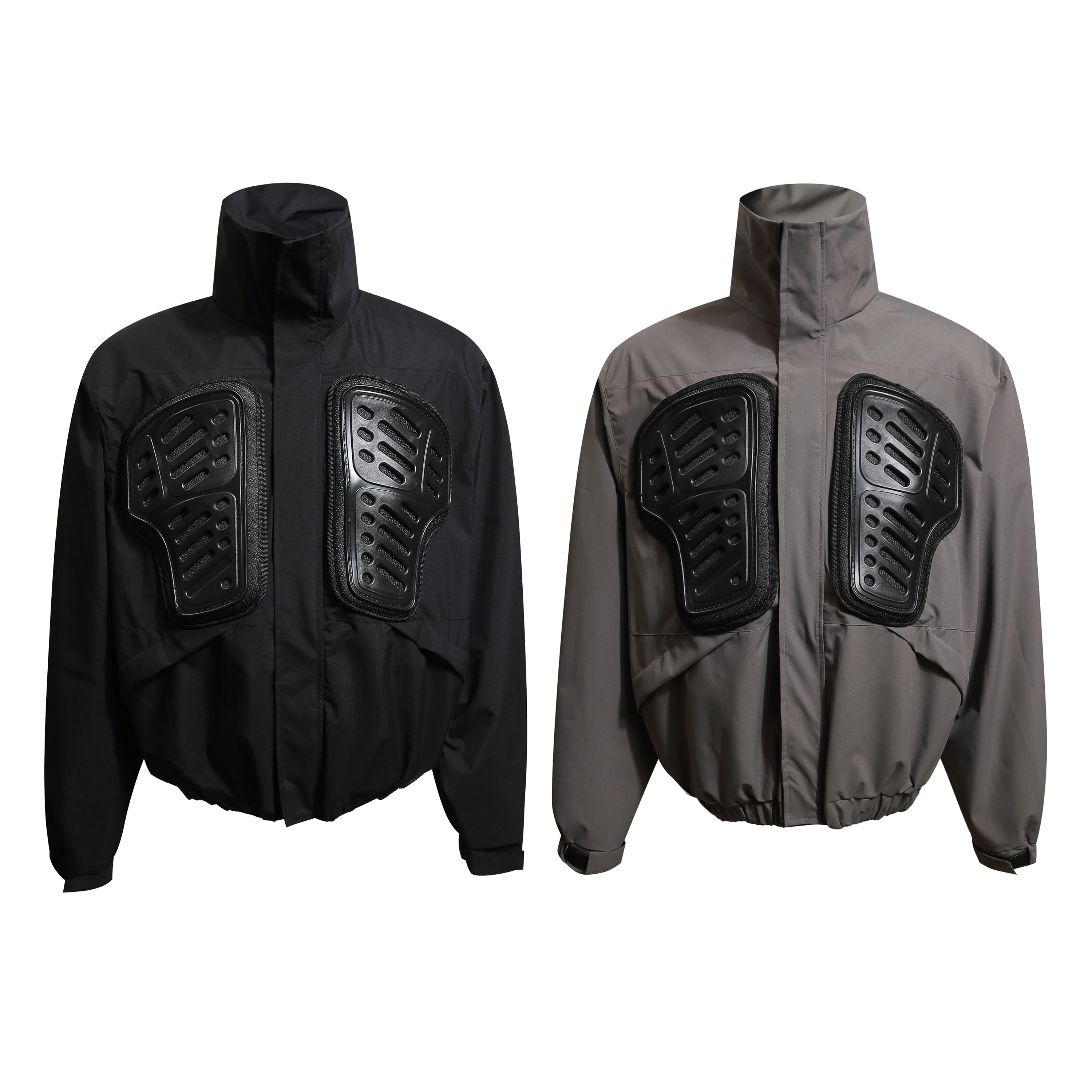 American retro motorcycle suit jacket men's and women's spring and ...