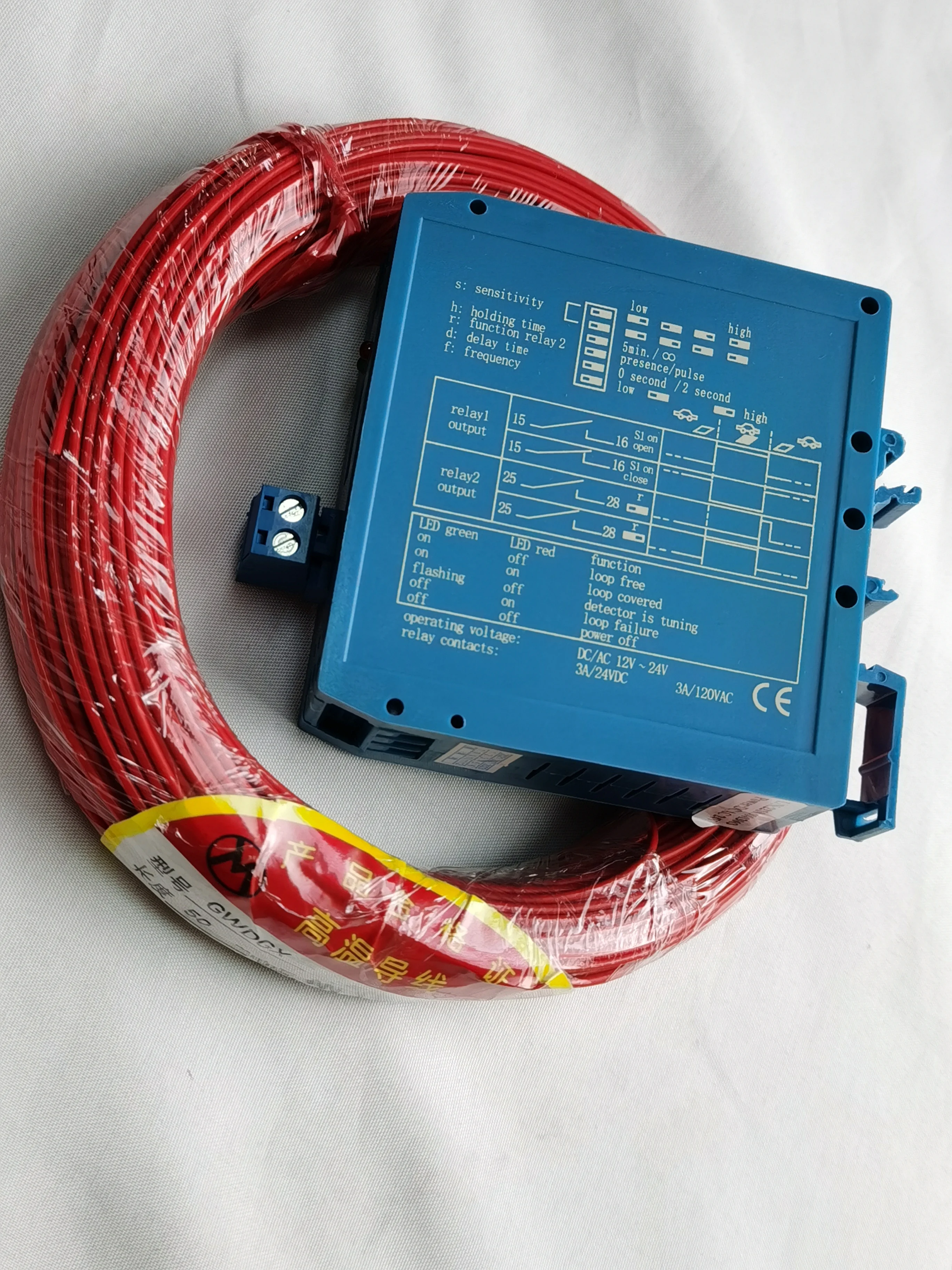 Blue-loop-detector-with-50m-coil-Automatic-Gate-inductive-vehicle-loop ...