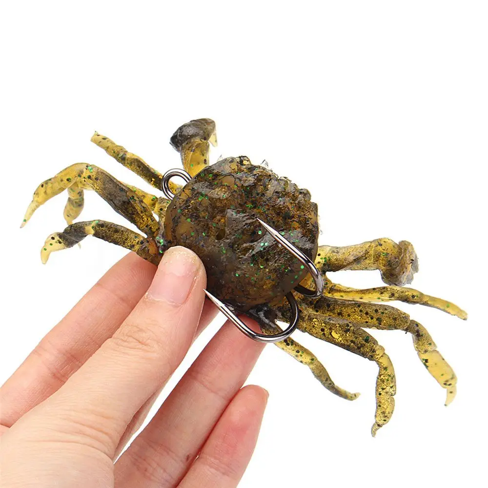 10cm-Saltwater-3d-Manic-Crab-Lures-Bass-Wrasse-Cod-Teaspoon-Sea-Fishing ...