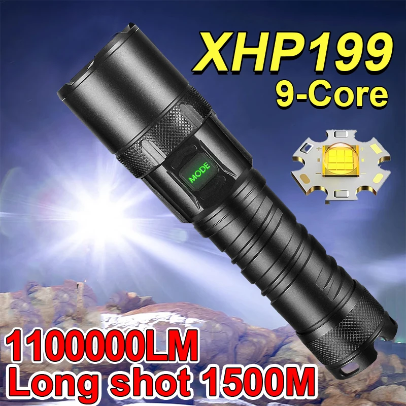 Powerful Xhp90 Xhp90.2 Led Flashlight | Xhp160 Powerful Led Flashlight ...