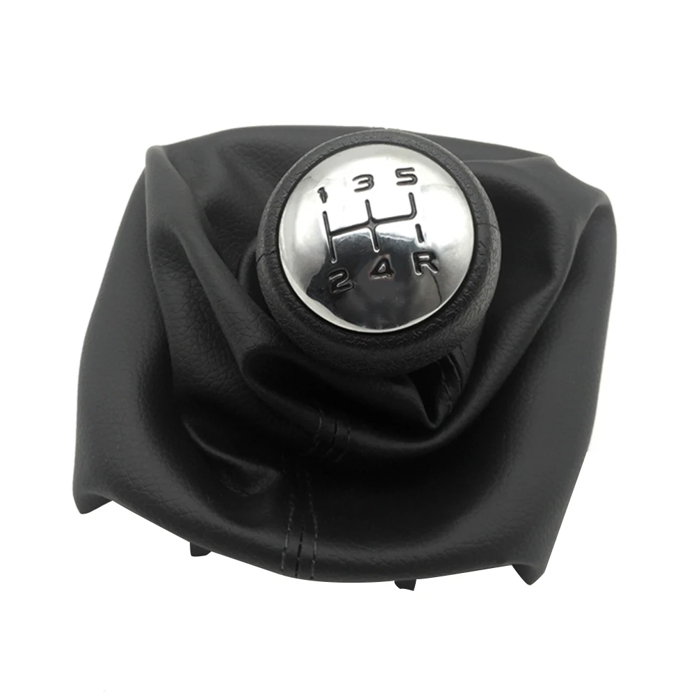 5-Speed-Gear-Shift-Knob-Shifter-Lever-Stick-Gaiter-Boot-Excellent-ABS ...