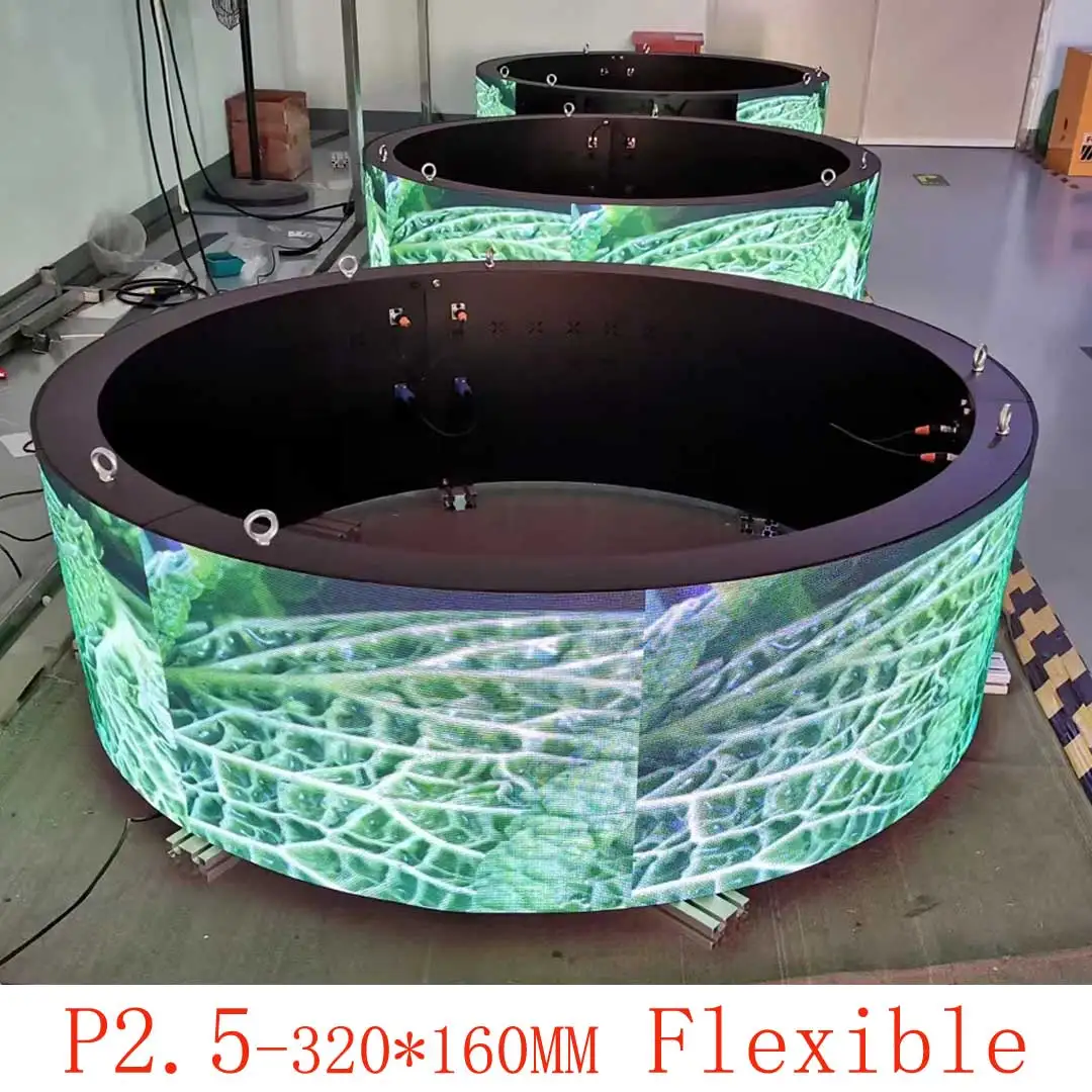 Indoor-Full-Color-P2-5-Flexible-Display-LED-Panel-320X160mm-Soft-Screen ...