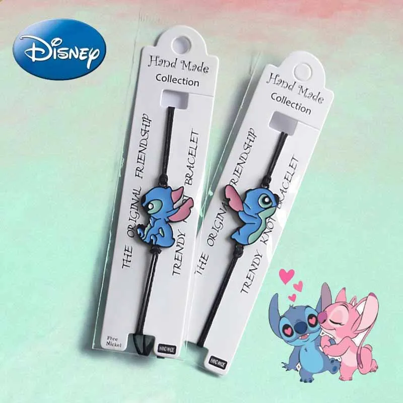Disney-Stitch-Anime-Pulseira-para-Meninas-Figura-De-A-o-Casal-Pingente ...