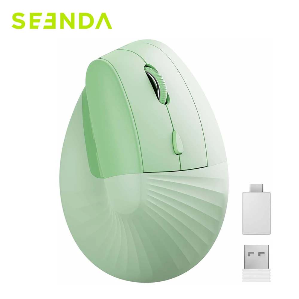 Mouse-Wireless-Rechargeable-2-4-USB-Silent-Click-Vertical-Mice-for ...