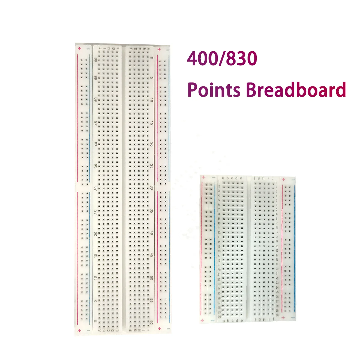 400/830 MB-102 Points Breadboard 830 points Breadboard Solderless PCB ...
