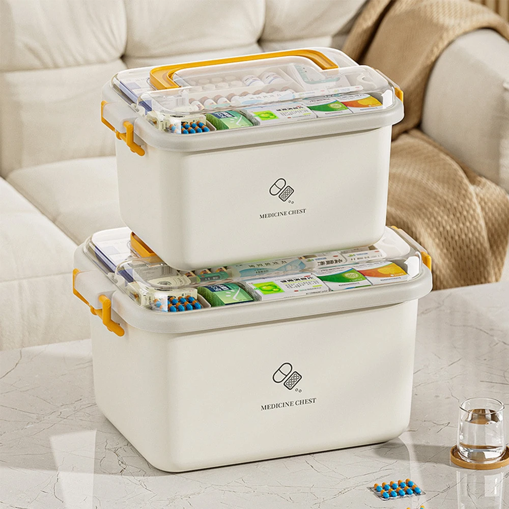 Large-Capacity-Medicine-Box-For-Home-Medicine-Storage-Multi-Layer ...