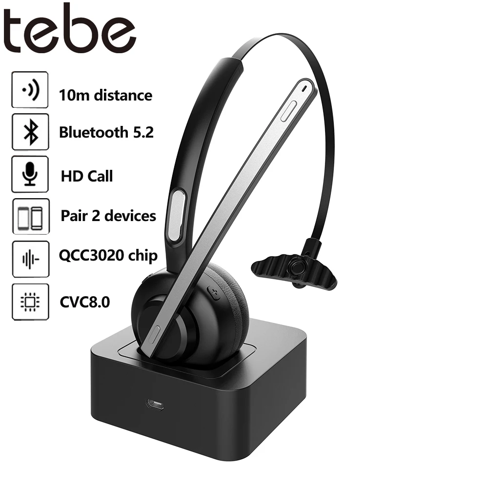 Tebe-ENC-Noise-Reduction-Bluetooth-5-2-Office-Headphones-with-Stand ...