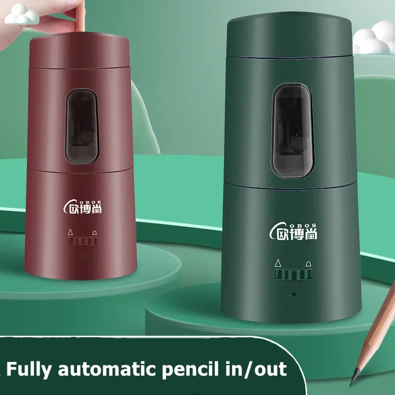 Fully-Automatic-Electric-Pencil-Sharpener-USB-Charging-Fast-Sharpen ...