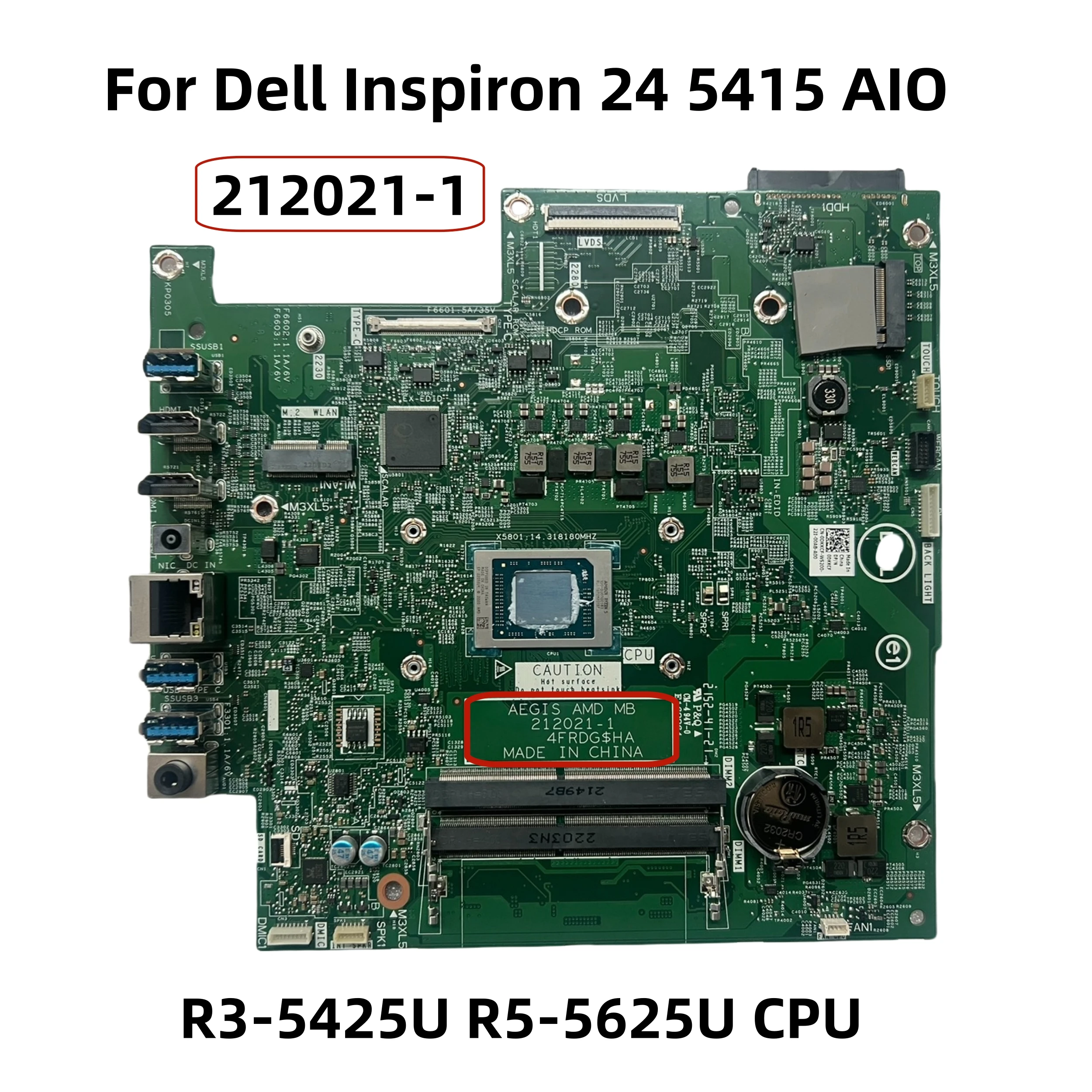 For-Dell-Inspiron-24-5415-AIO-Motherboard-AEGIS-AMD-MB-212021-1-CN ...