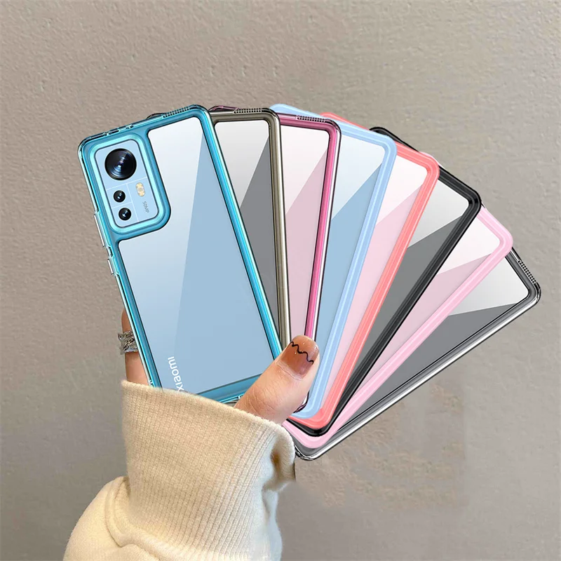 Clear-Back-Cover-For-Mi-12-Case-Xiaomi-Mi-12-Capas-Shockproof-Bumper ...